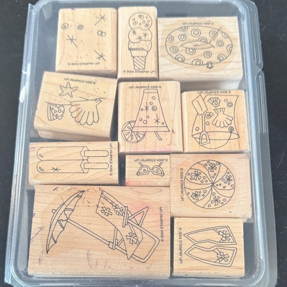 Stampin' Up! | Design | Vintage Summer Beach Rubber Stamps Stampin Up ...